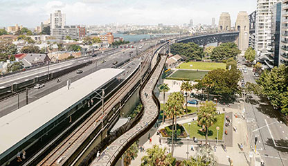 LA in the media: Sydney Harbour Bridge Cycleway project
